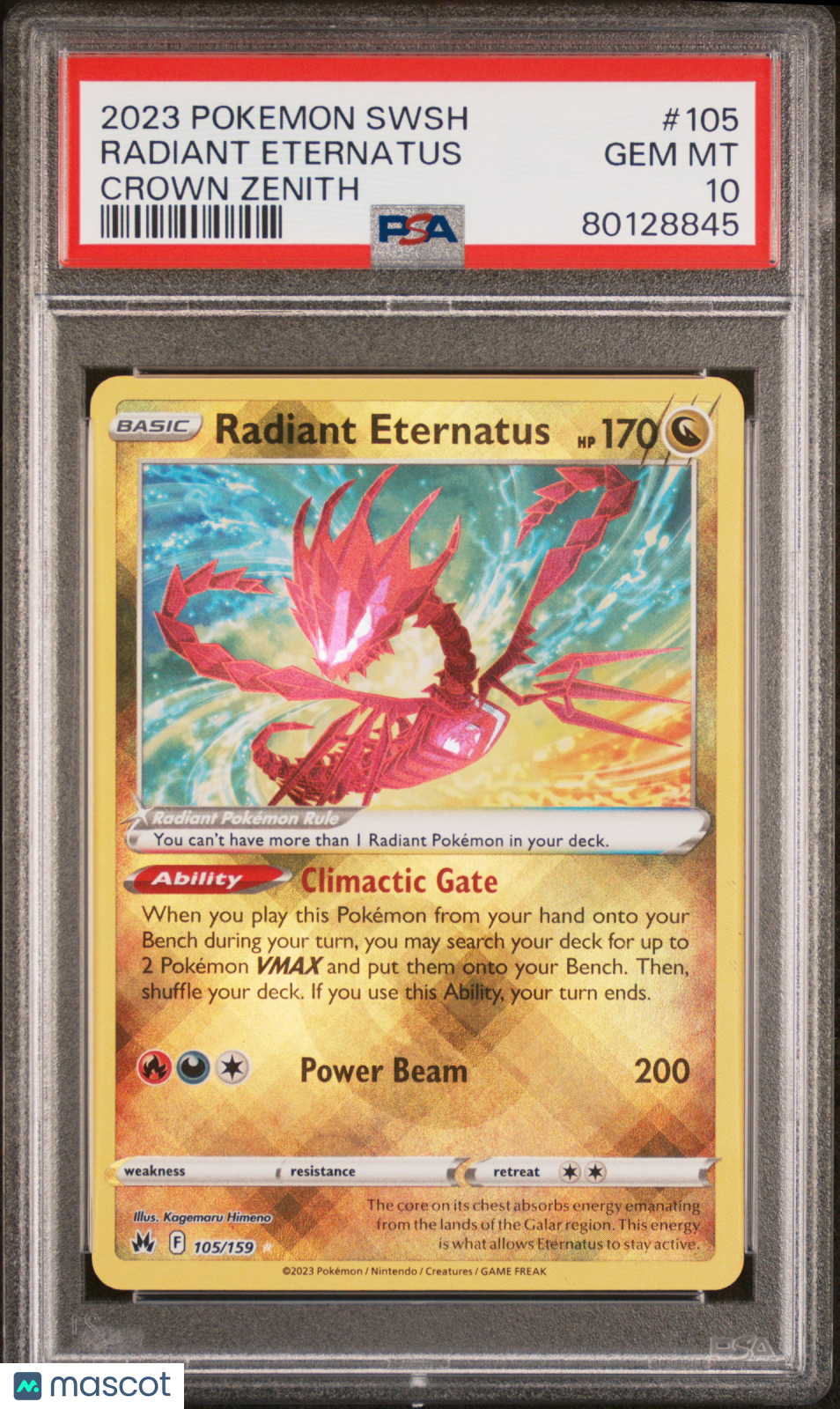 2023 Pokemon Sword And Shield Crown Zenith Radiant Eternatus Crown Zen ...