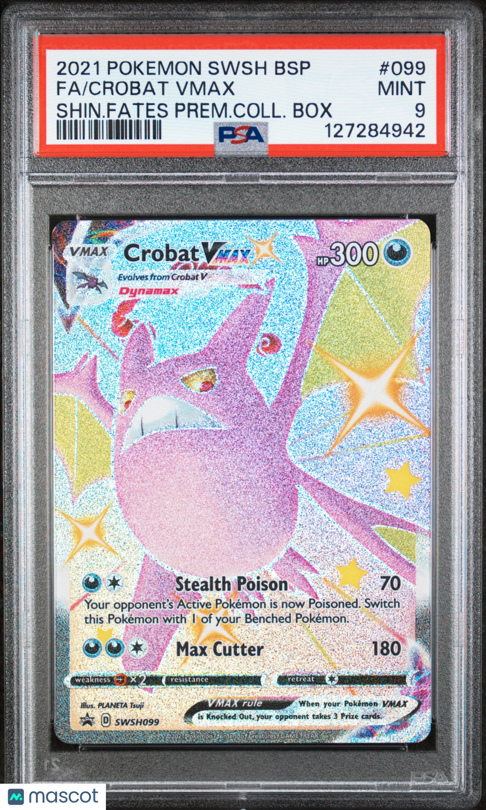 2021 Pokemon Swsh Black Star Promo Crobat VMAX Fa Shin.Fates Prem.Coll ...
