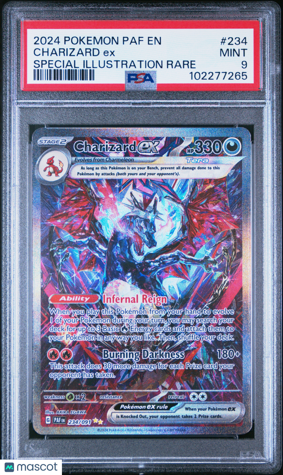 2024 Pokemon Paf EN-Paldean Fates Charizard EX #234 Special Illustrati ...
